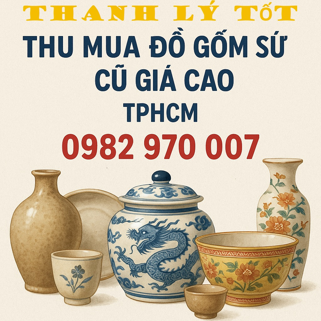 Cần Thu Mua Đồ Gốm Sứ Cũ Giá Cao TPHCM Gọi 0982 970 007